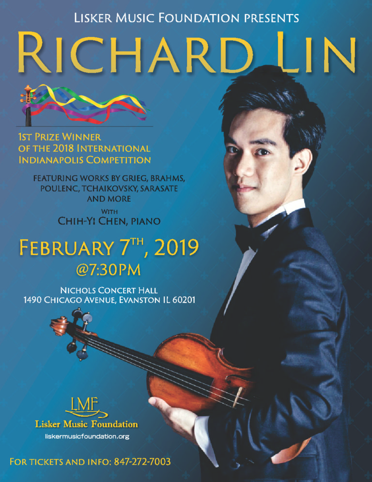 Lisker Music Foundation Recital - Richard Lin Violin